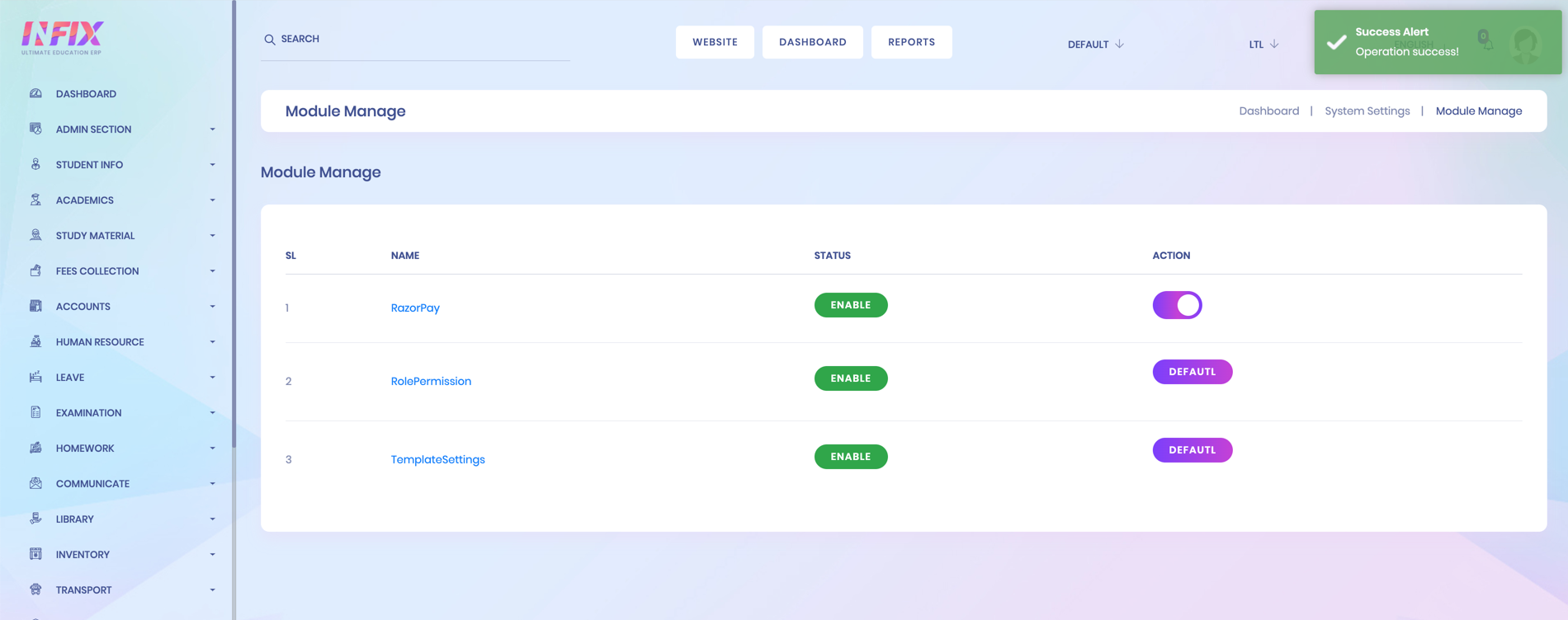 Razorpay Payment Gateway for InfixEdu by CodeThemes | CodeCanyon